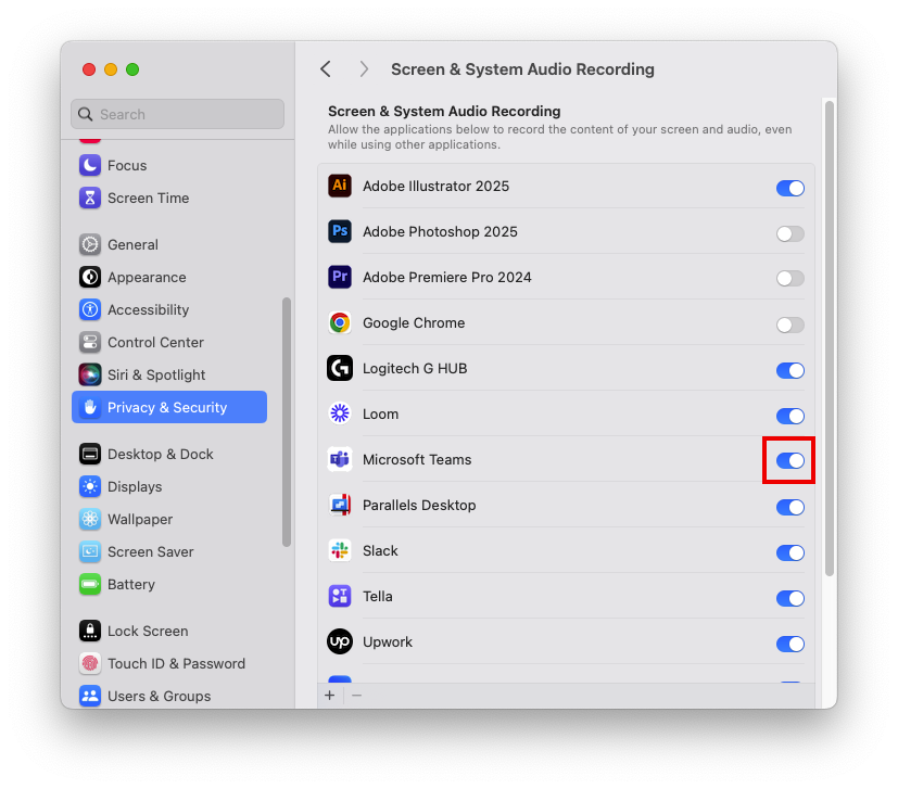 How to fix screen sharing in Microsoft Teams on a Mac – Pacific College ...