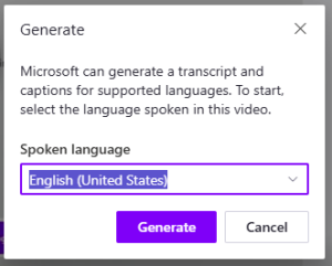 Microsoft Stream Videos (Record, Transcript, Upload, Share) Guide ...